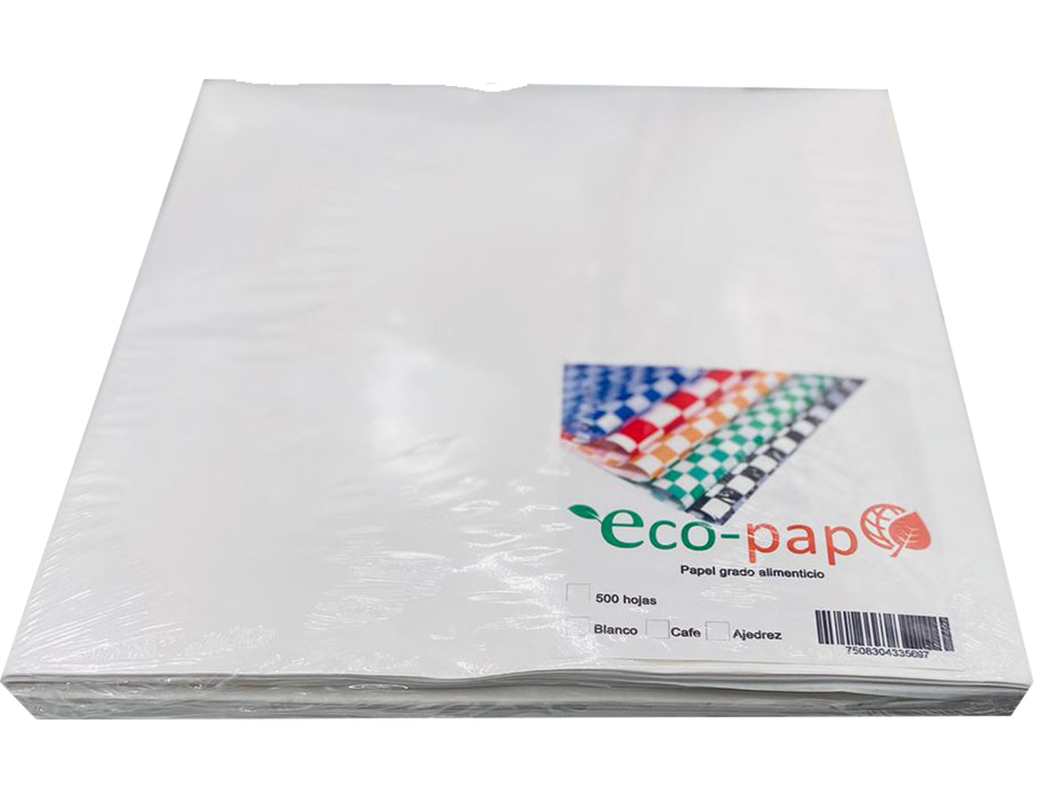 ECOPAP BLANCO 500 HOJAS 30X33 CM – papelithomx
