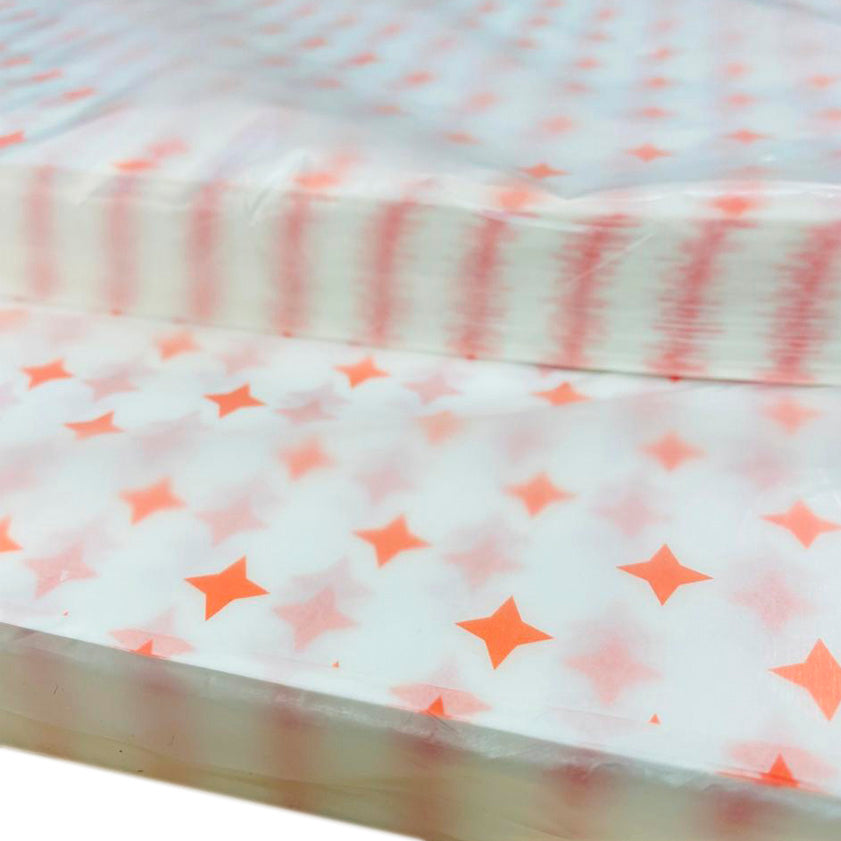 Papel de la Estrella Para Hornear Pan liner 61x41 Caja Con 500 hojas ...