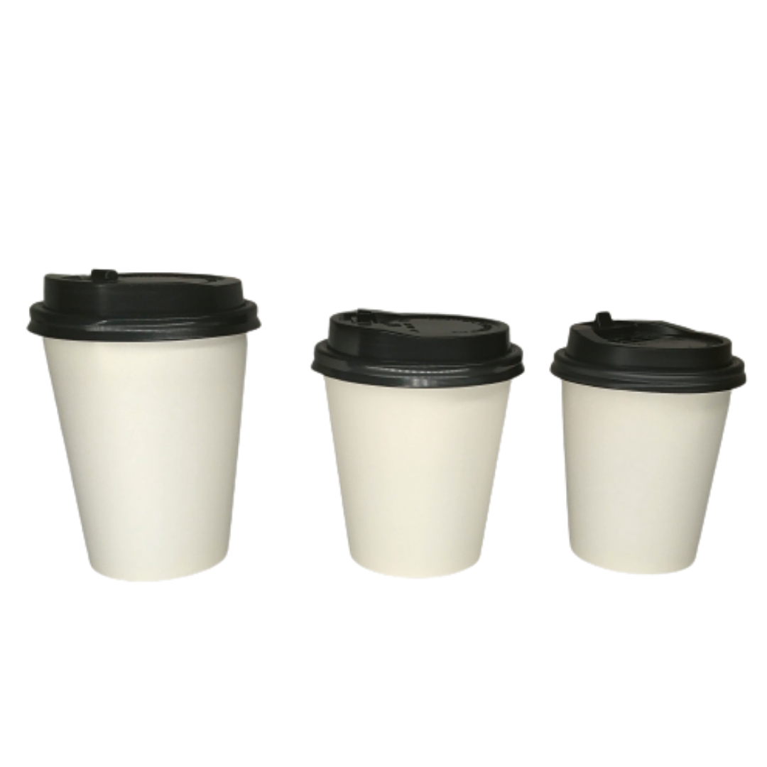 Vaso Blanco para café 8 Oz. Presentación con 1000 piezas – papelithomx